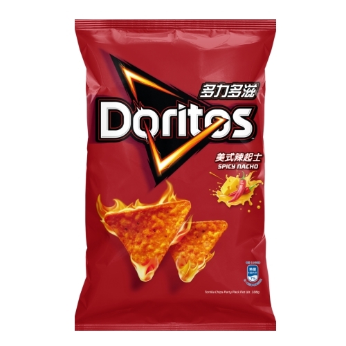 Achieve snack excellence with Doritos American Spicy Cheese Corn Chips ...